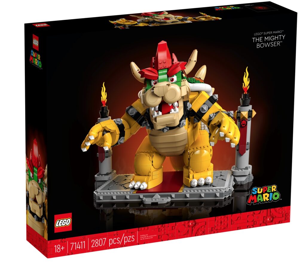 ¡NOVEDAD! El Poderoso Bowser set LEGO Nintendo 71411