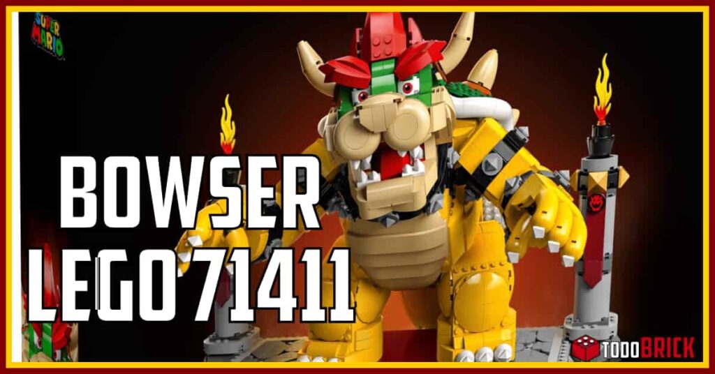 ¡NOVEDAD! El Poderoso Bowser set LEGO Nintendo 71411