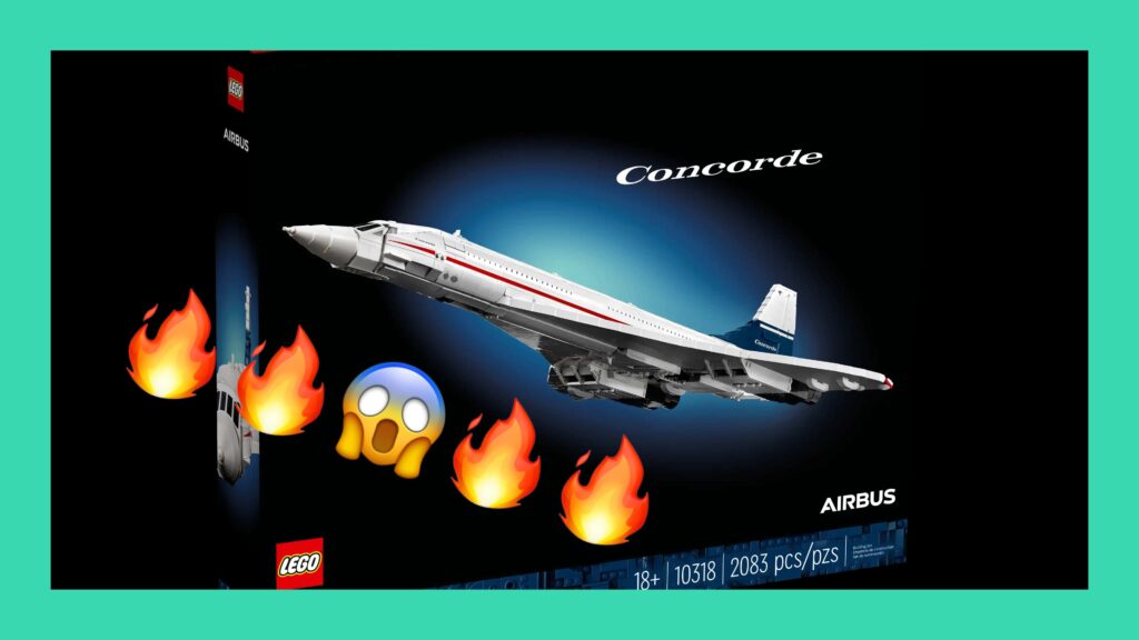 ¡Nuevo! LEGO ICONS Concorde set 10318 | Todo Brick