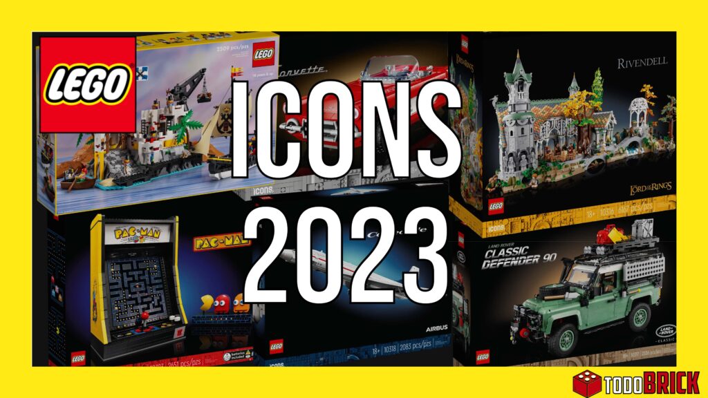 Nuevos sets LEGO ICONS 2023 | Todo Brick