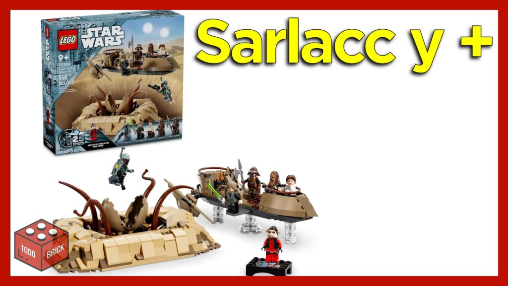 NUEVO Esquife y fosa del Sarlacc de LEGO Star Wars 75396 | Todo Brick