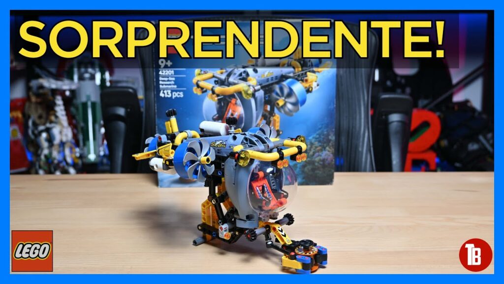 Submarino de Aguas Profundas: un set de LEGO Technic de 10 | Todo Brick