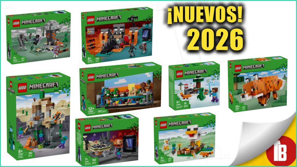 Nuevos sets de LEGO Minecraft para 2026 | Todo Brick